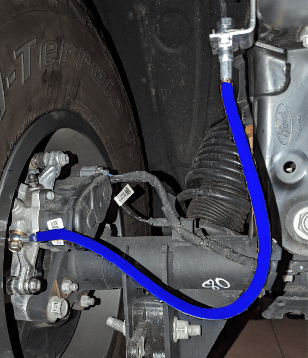 Ford Bronco | Stainless Steel Kevlar Brake Lines · KLM Performance