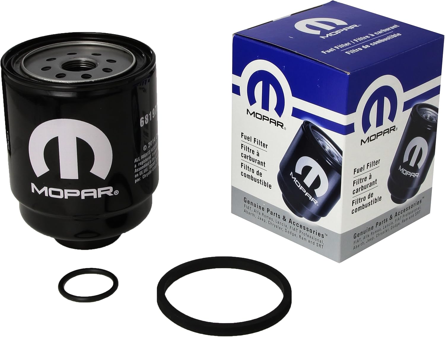 Mopar 68197867AB | 2013-2018 Cummins 6.7L Fuel Water Separator Filter ...